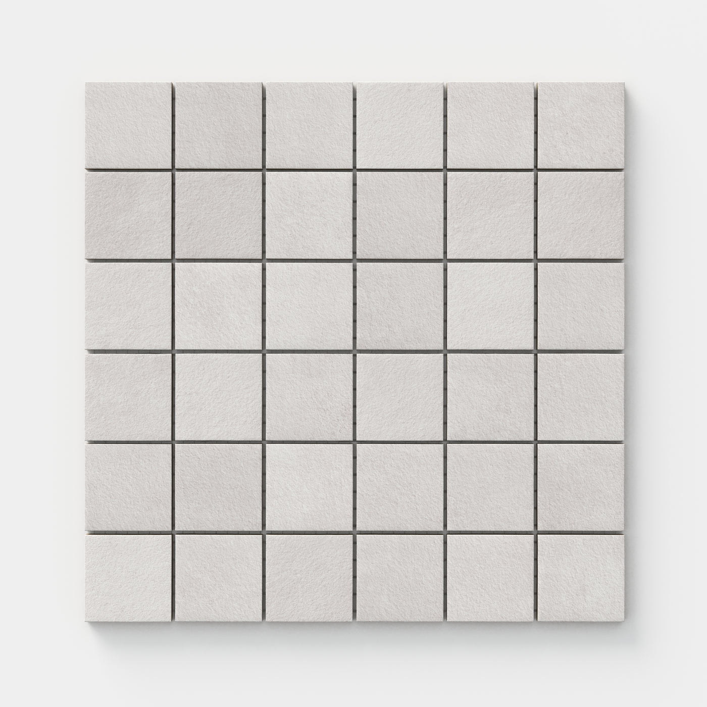 Vesper 2x2 Matte Porcelain Mosaic Tile in Grey