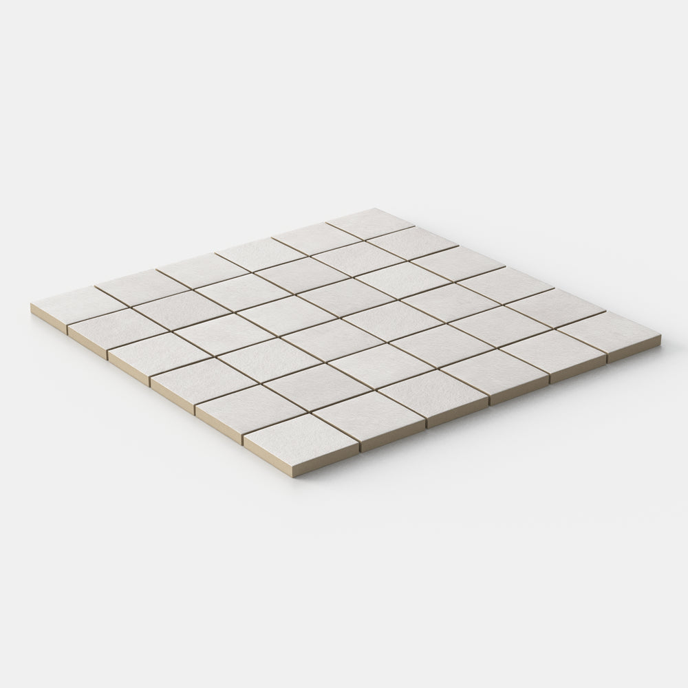 Vesper 2x2 Matte Porcelain Mosaic Tile in Grey