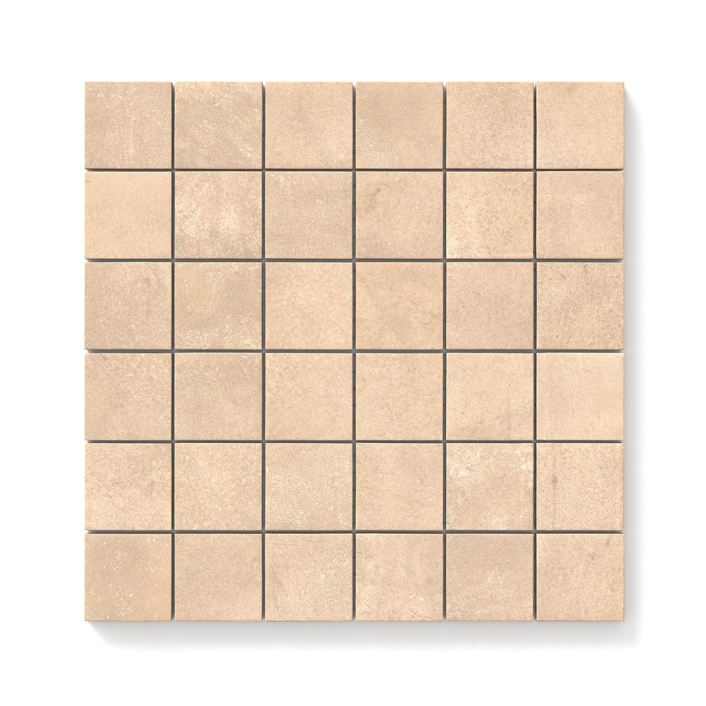 Kai 2x2 Matte Porcelain Mosaic Tile in Almond