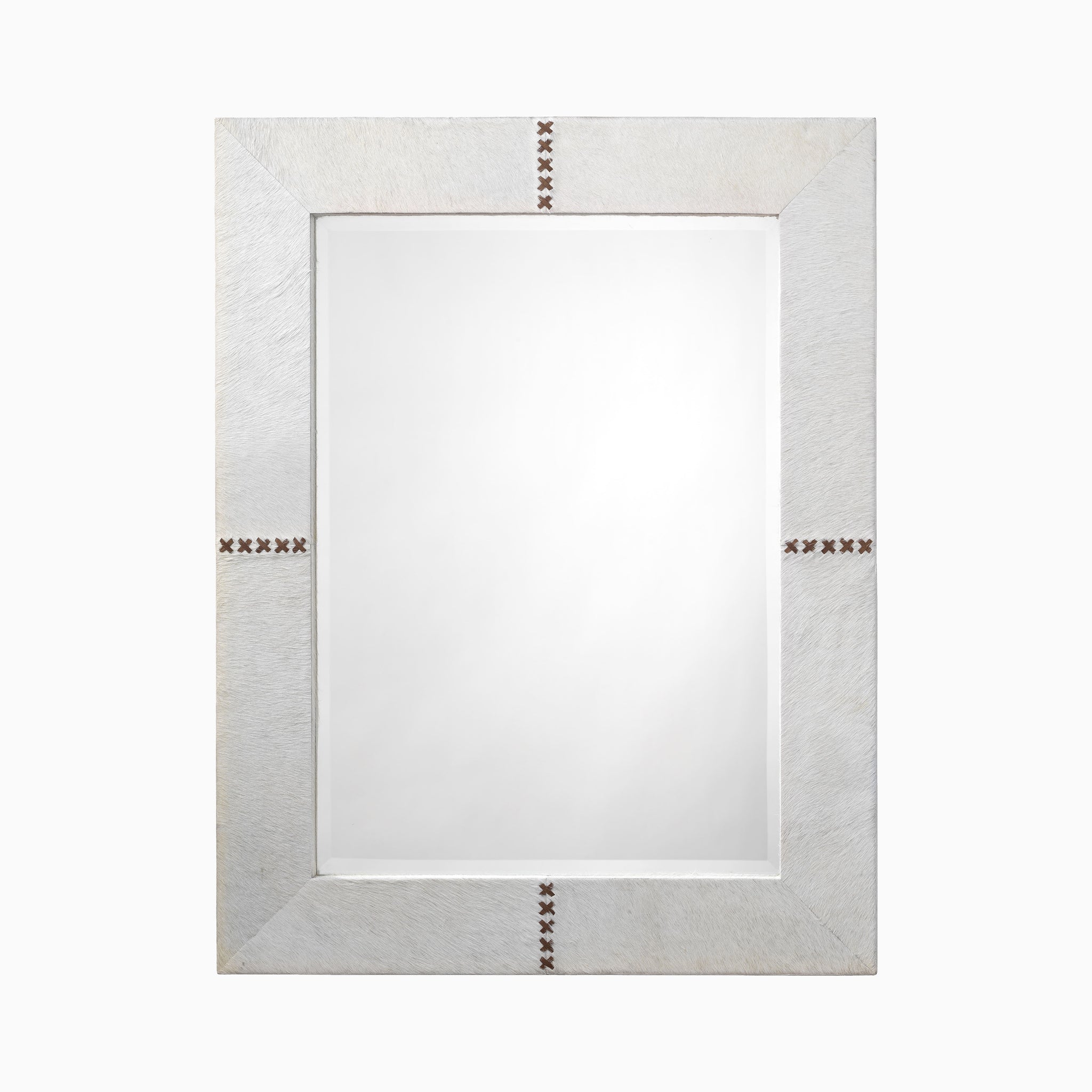 Vionna Rectangle Mirror in White