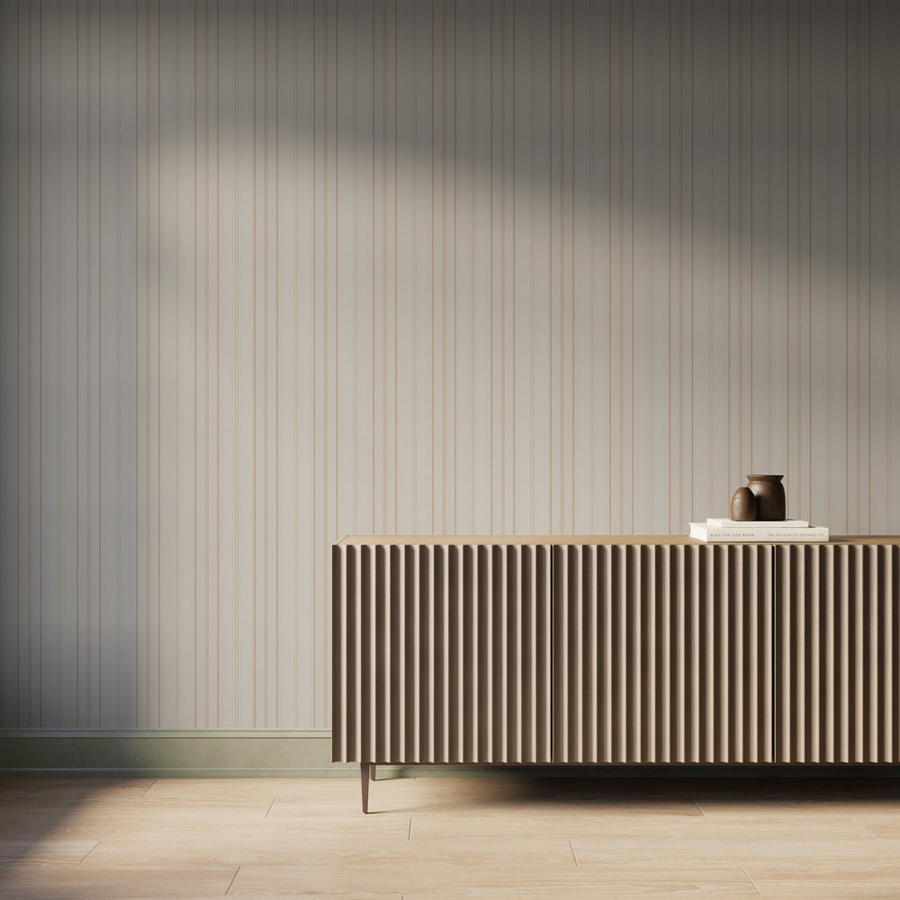 Windsor Wallpaper in Tan II, 52" x 132"