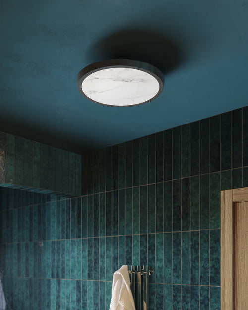 Hurley Flush Mount In Old Bronze