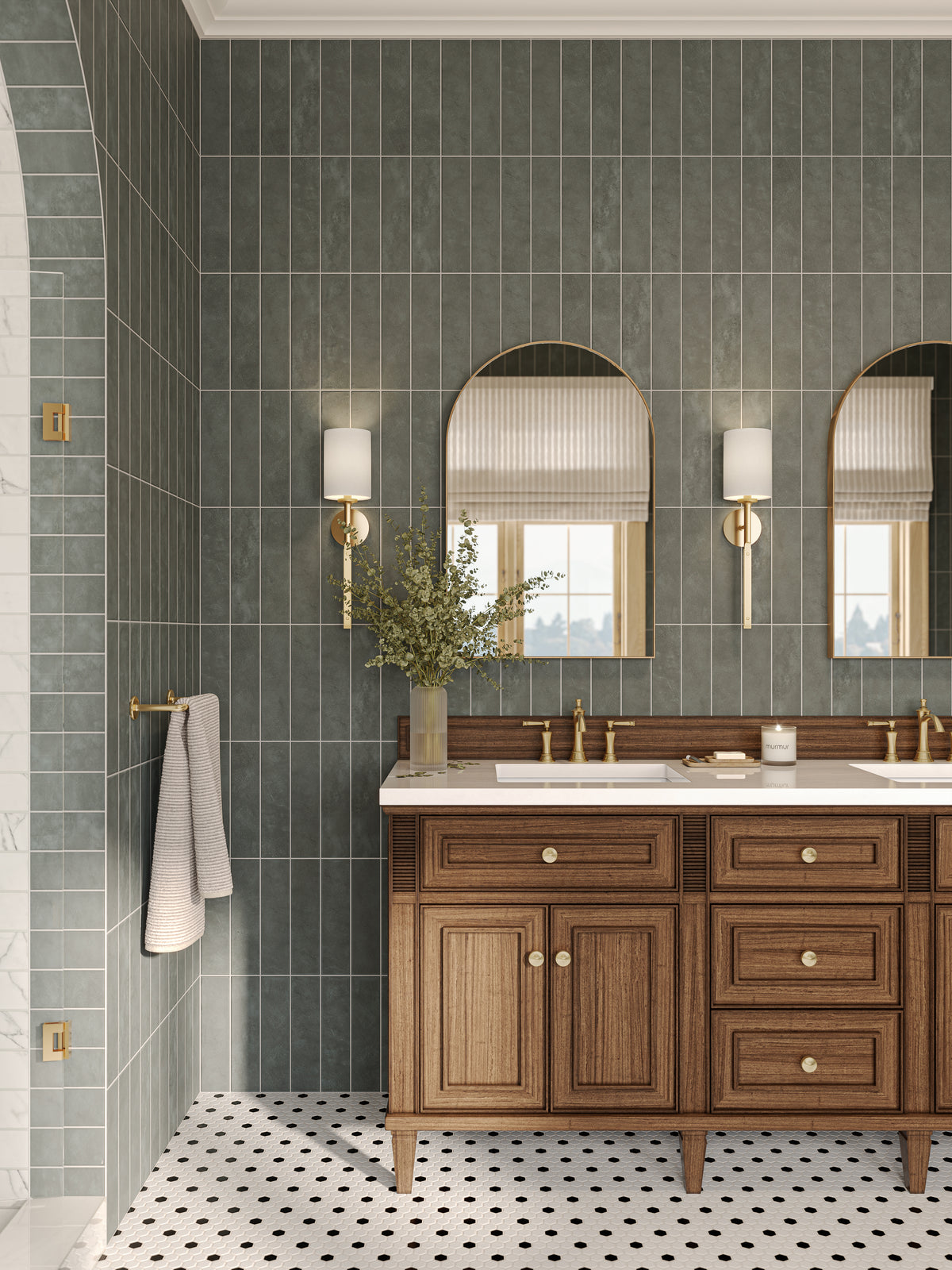 Kai 3x12 Matte Porcelain Tile in Marine